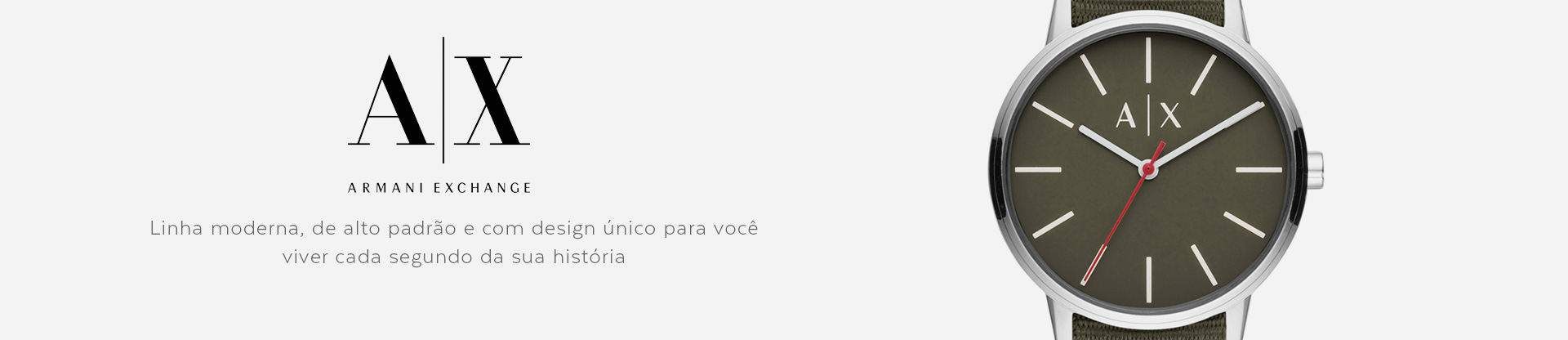 Relógio Armani Exchange: Prata, Couro e Mais | Monte Carlo